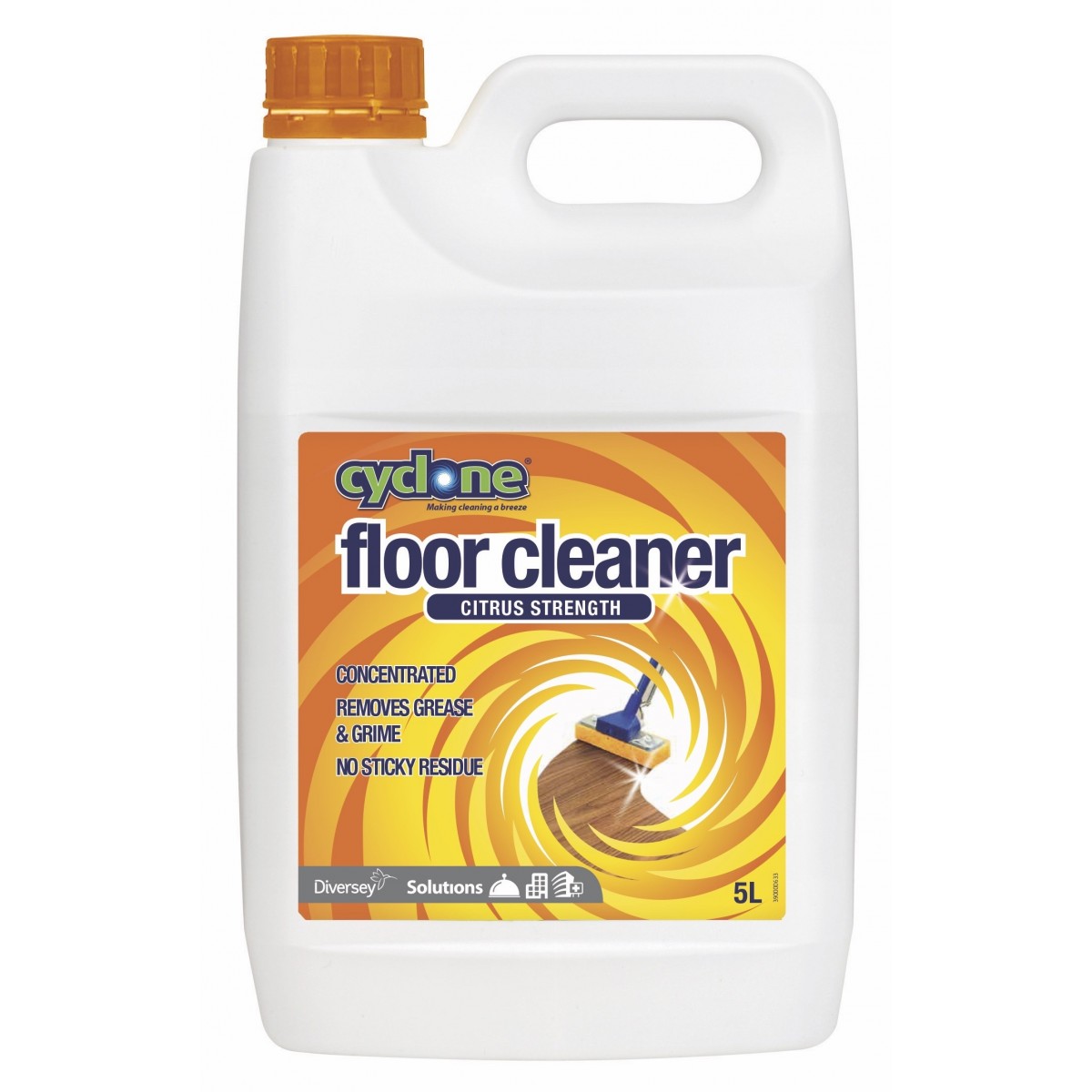 CYCLONE Floor Cleaner Citrus Strength 2x5L - Products