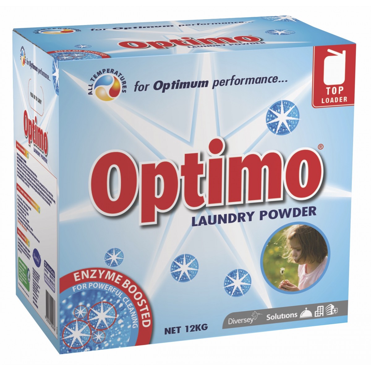 OPTIMO™ TOP LOADER LAUNDRY POWDER BOX 12KG - Professional Laundry ...